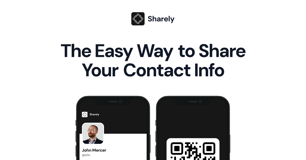 The Easy Way to Share Your Contact Info | Sharely